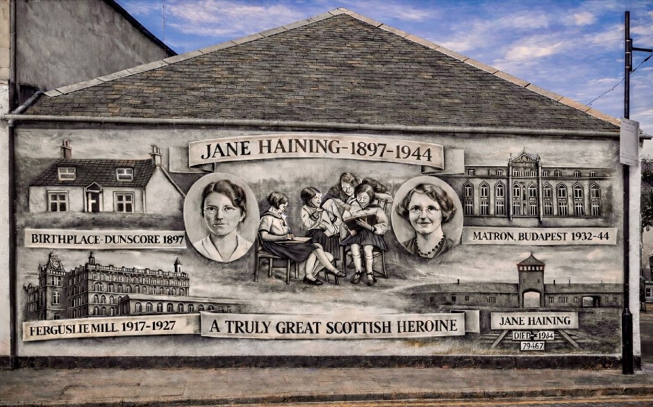 Artwork for new mural in honour of Scots heroine of the Holocaust ...