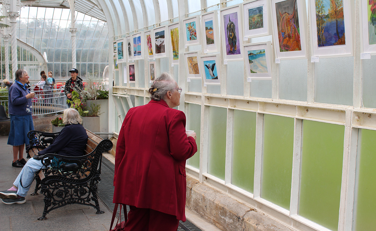 CrossReach's Heart For Art exhibition opens at Glasgow's Botanic ...